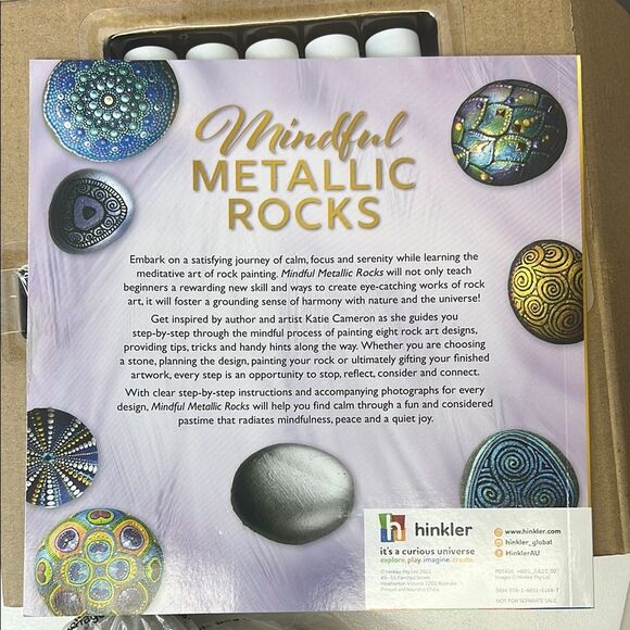 Art | Mindful Metallic Rocks Painting Kit | Poshmark